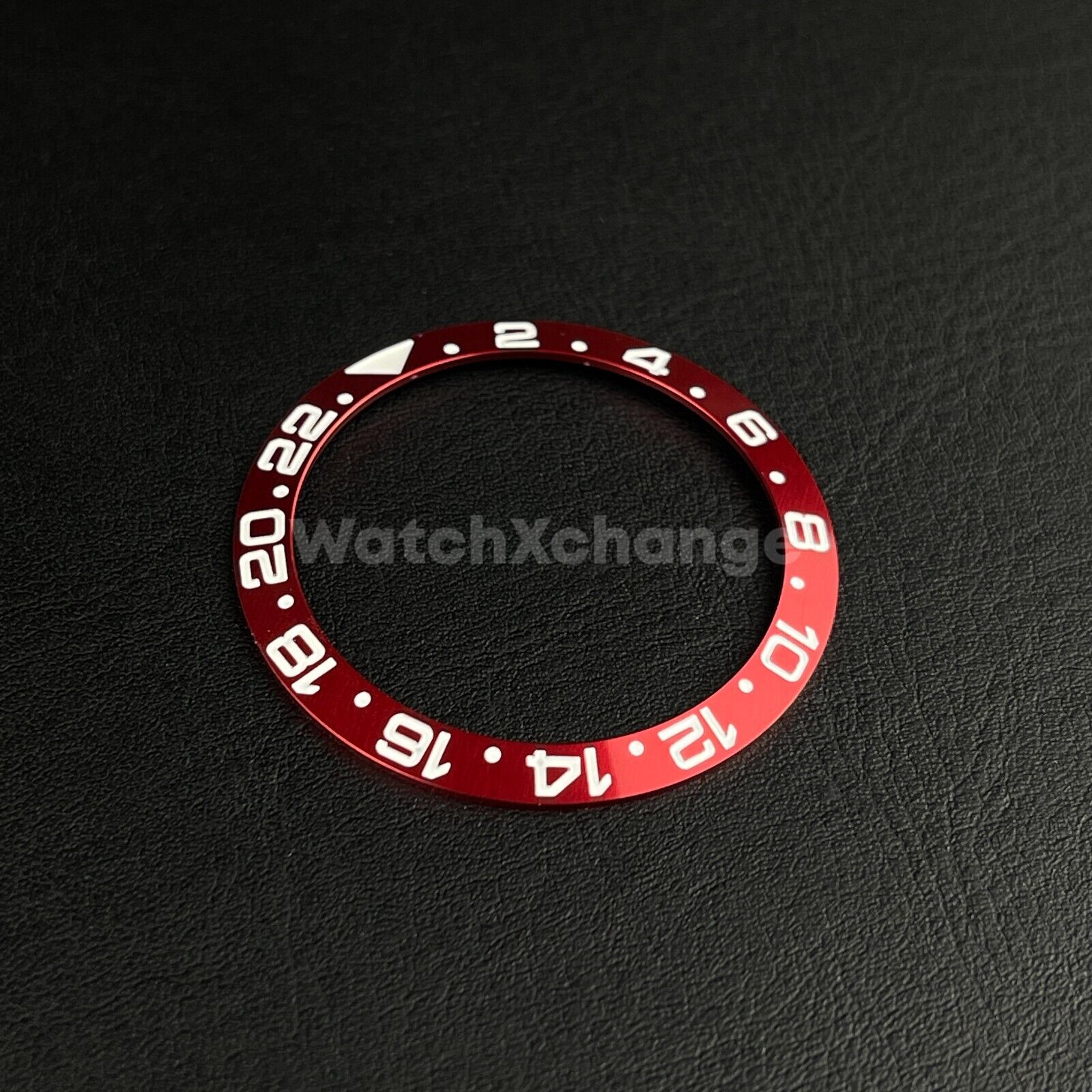 38mm Aluminium Bezel insert Red & White For Rolex Seiko SKX SRPD ...